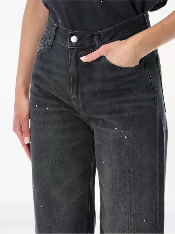 Carhartt Work In Progress Paint-splatter Straight-leg Jeans