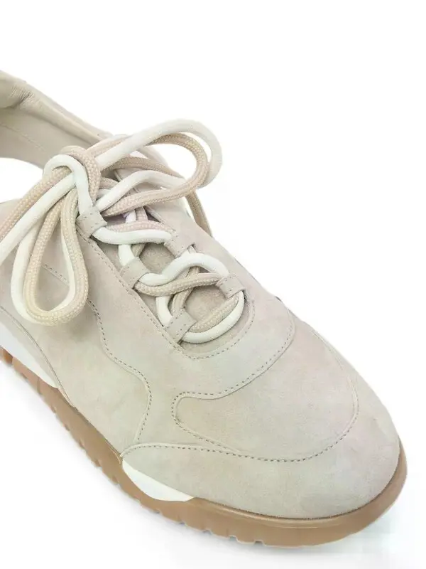 Peserico Panelled Suede Sneakers