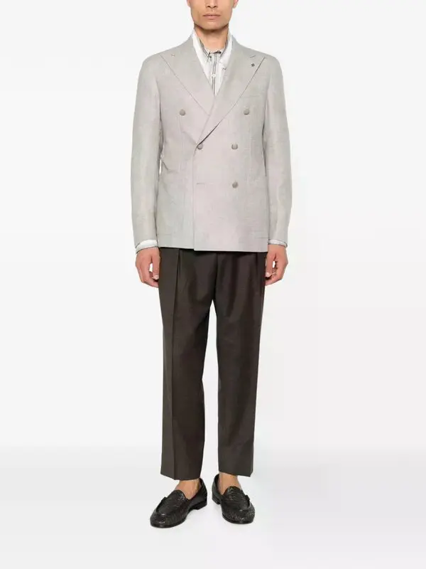 Tagliatore Double-breasted Buttoned Blazer
