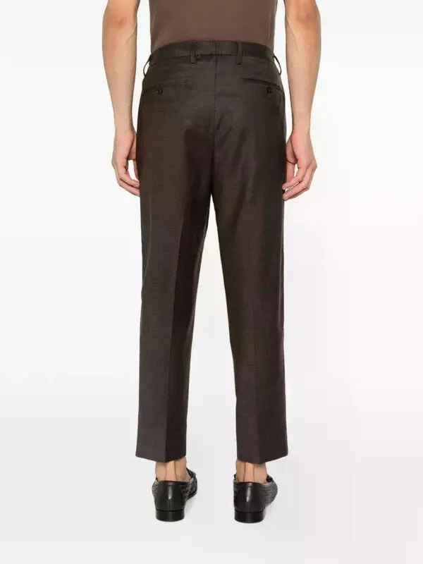 BRIGLIA 1949 Pleated Pressed-crease Trousers