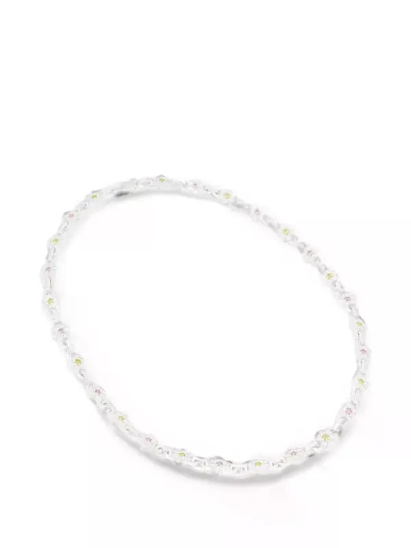 HATTON LABS Floral-link Necklace - Silver