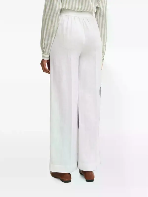 BENETTON Pressed-crease Wide-leg Trousers