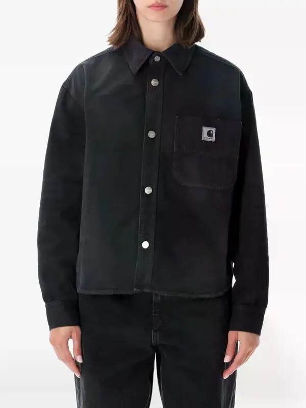 Carhartt Work In Progress Georgia Logo-patch Button-up Shirt Jacket
