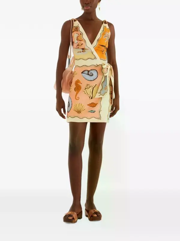 Farm Rio Rio Souvenir Scarf-print Top
