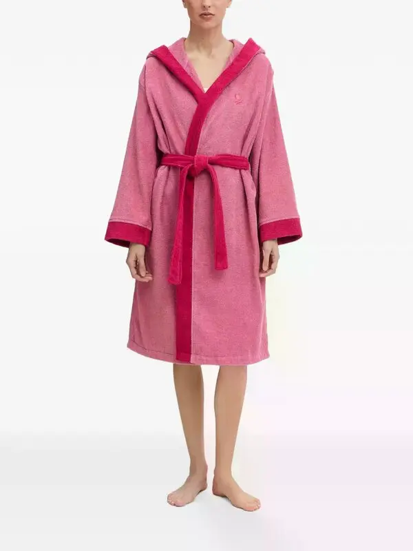 BENETTON Hooded Belted Dressing Gown