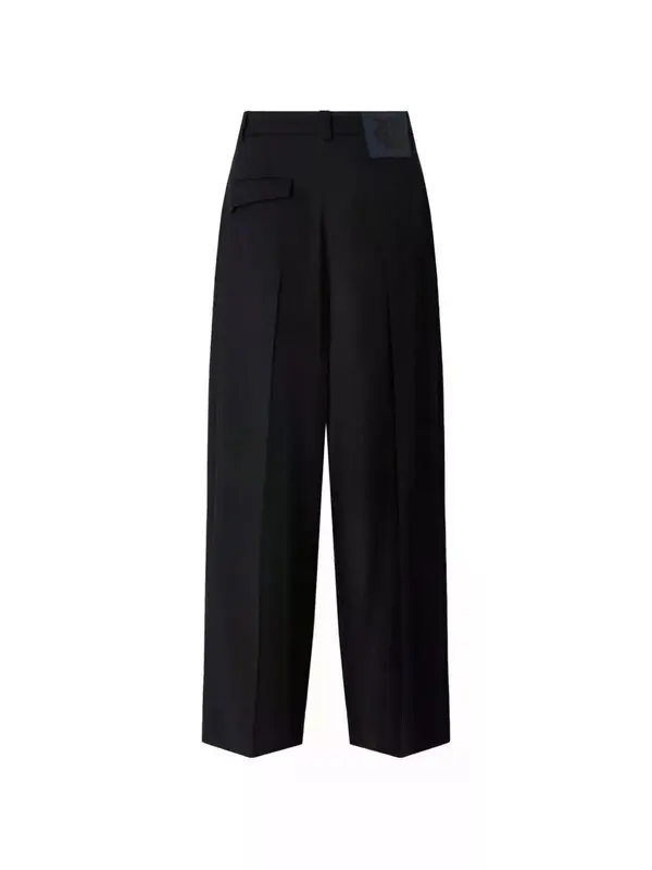 Pinko Pressed-crease Wide-leg Trousers