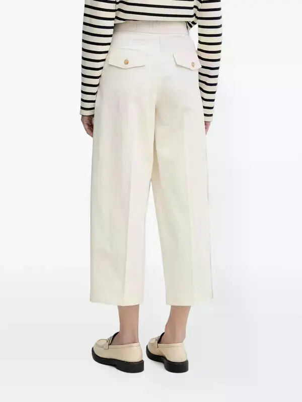 BENETTON Cropped Wide-leg Trousers