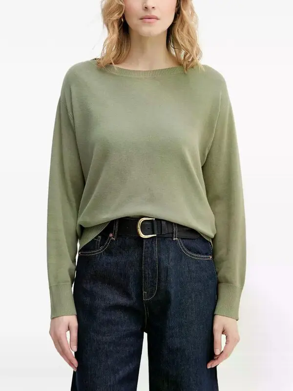 BENETTON Ribbed-trim Sweater