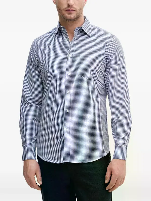 BENETTON Gingham-check Shirt