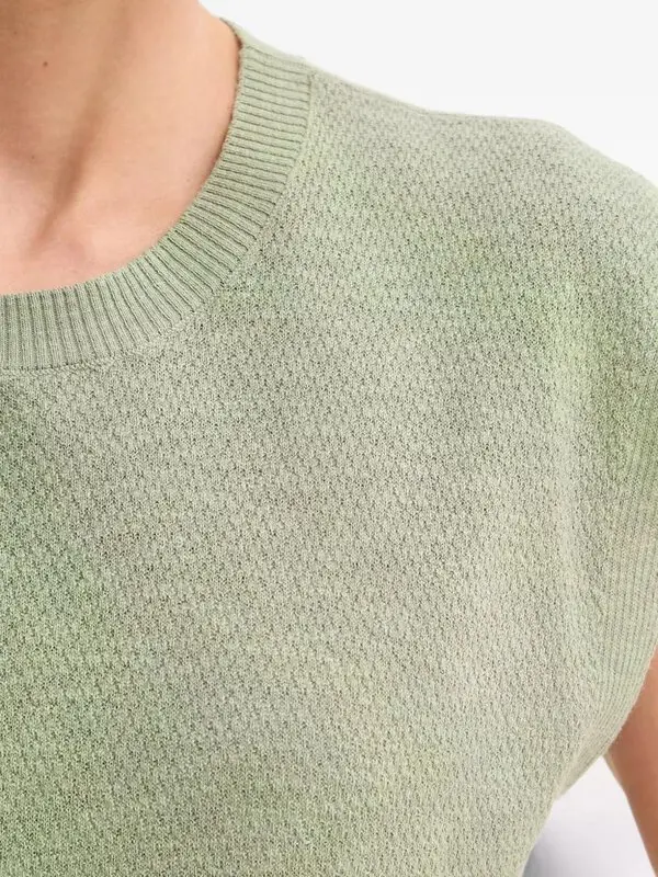 BENETTON Ribbed-trim Vest