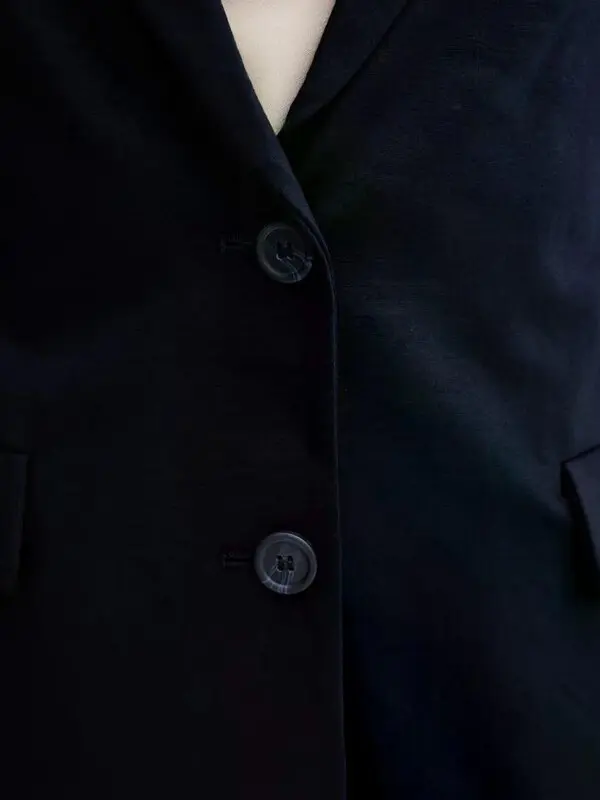 BENETTON Notched-lapel Button-fastening Blazer