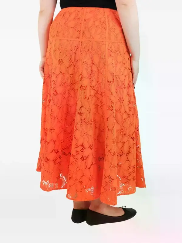 ME+EM Floral-lace Maxi Skirt