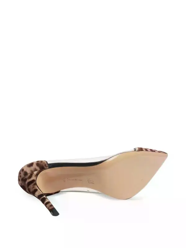 GIANVITO ROSSI Leopard-print Pony-hair Pumps - Neutrals