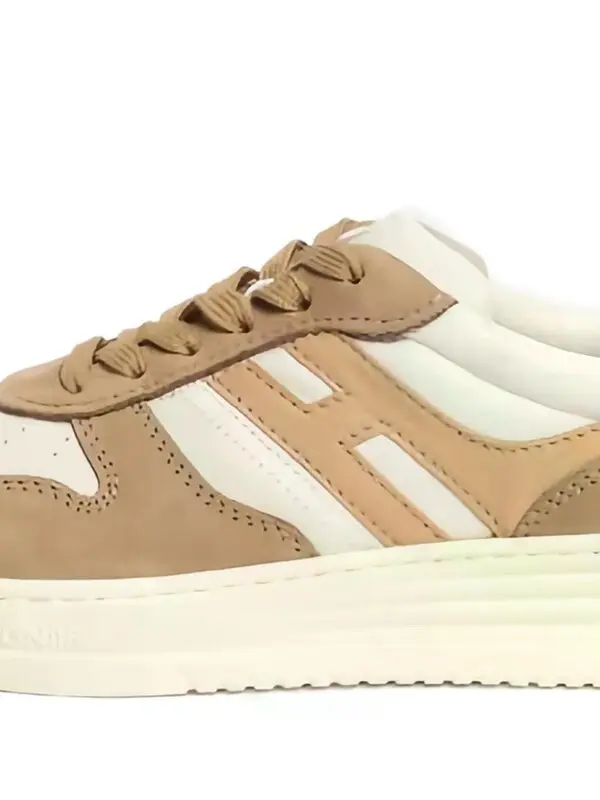 Hogan Perforated Low-top Sneakers - Brown