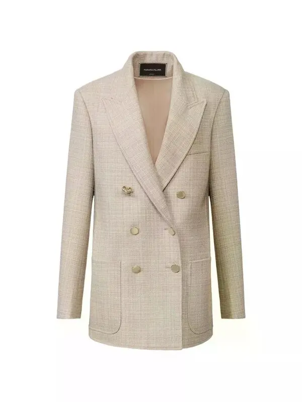 Fabiana Filippi Double-breasted Peak-lapels Blazer