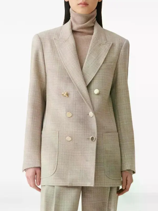 Fabiana Filippi Double-breasted Peak-lapels Blazer