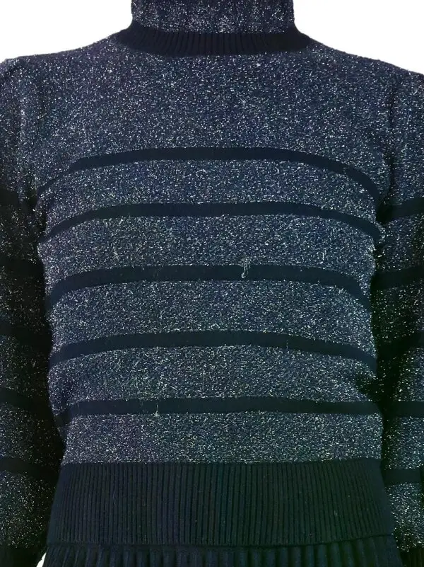 Co Striped Lurex Sweater