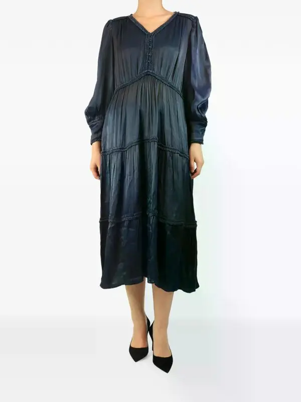 WYse Rosalie Ruffle Midi Dress