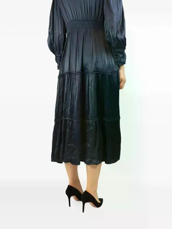 WYse Rosalie Ruffle Midi Dress