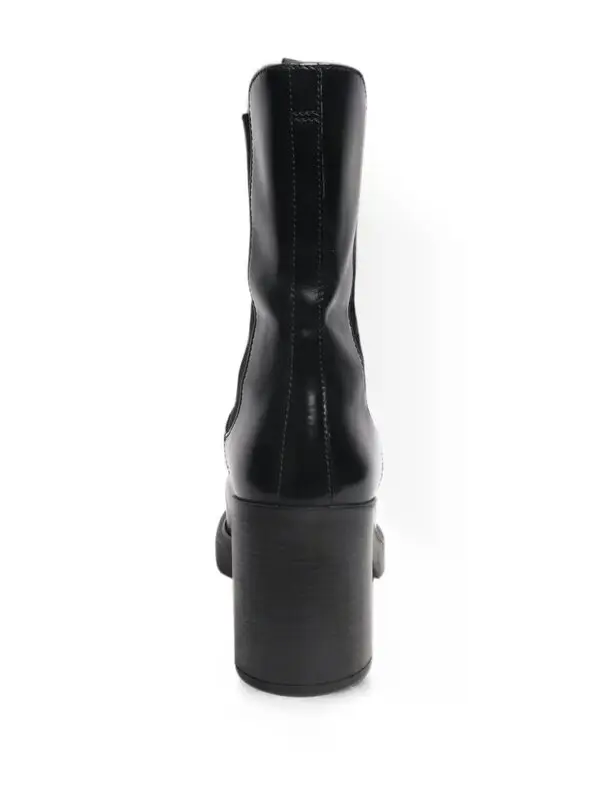 Prada Elasticated-side Leather Ankle Boots