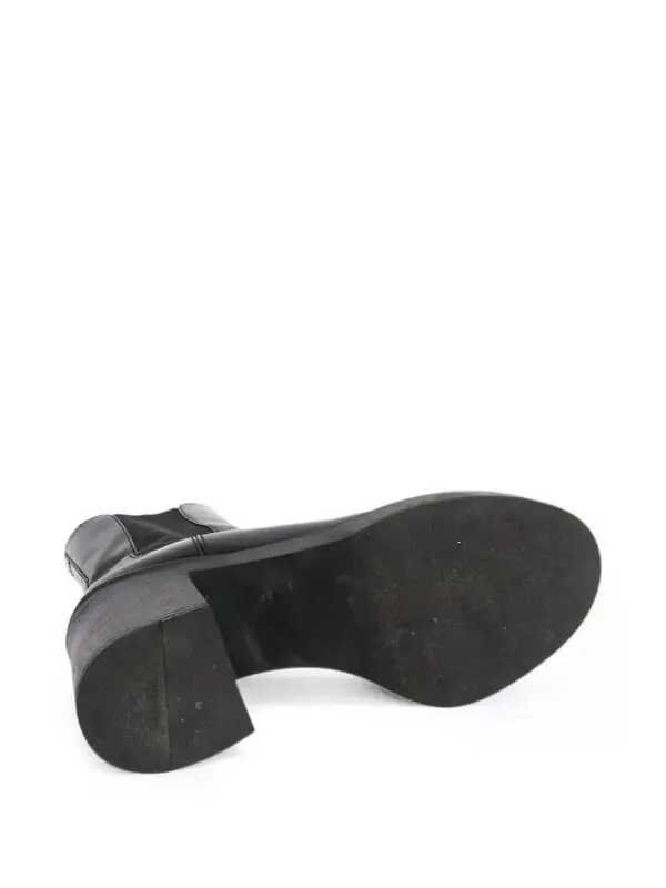 Prada Elasticated-side Leather Ankle Boots