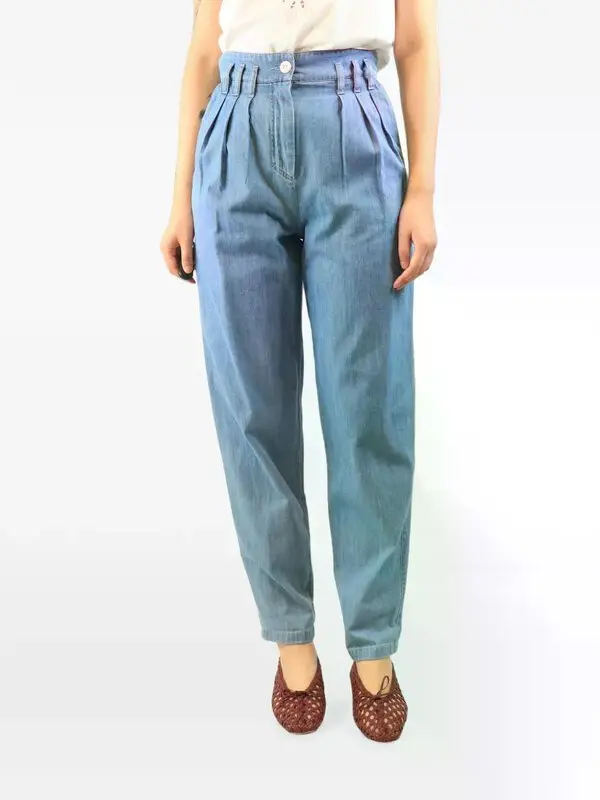 See By Chloé Pleated Tapered Jeans