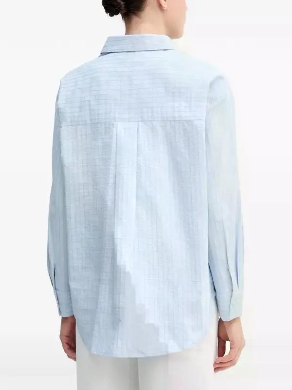 BENETTON Seersucker Button-down Shirt