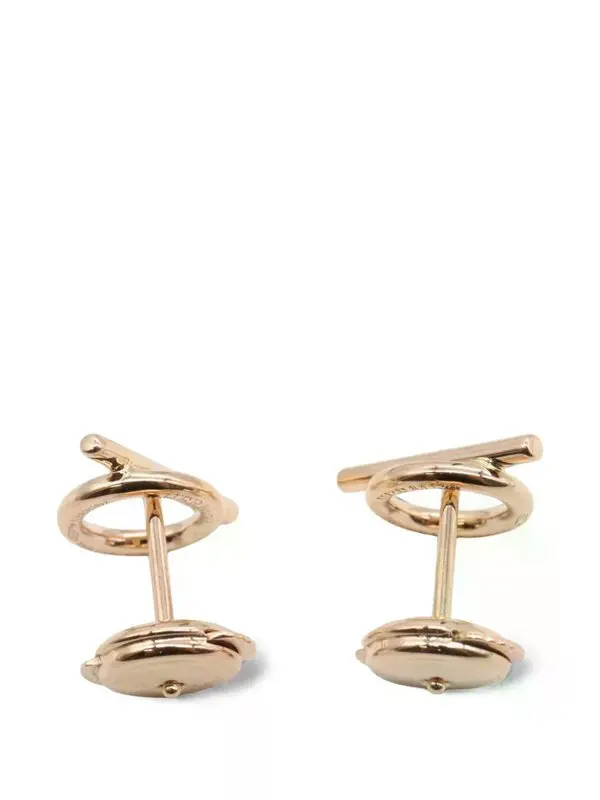 Hermès Finesse Logo-engraved Earrings - Pink