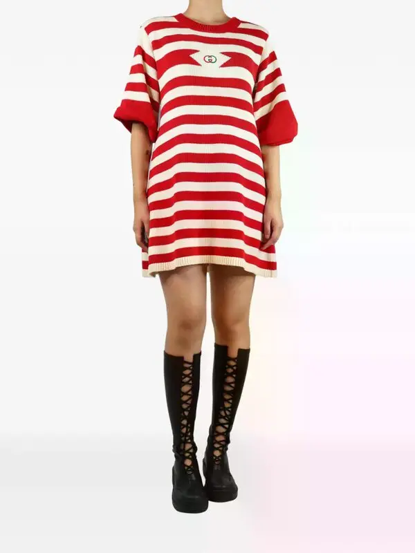 Gucci Mini Garden Striped Dress