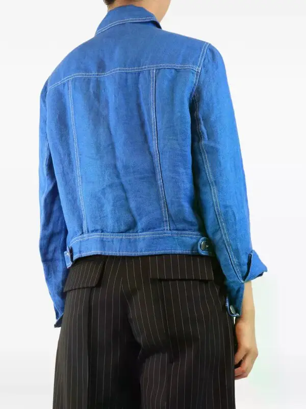 BRORA Cropped Linen Jacket