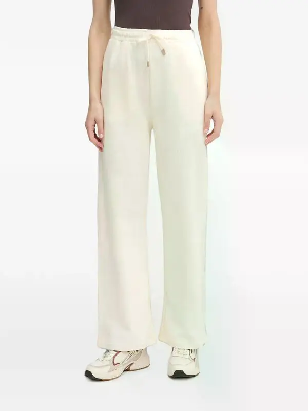 BENETTON Drawstring Wide-leg Trousers - Neutrals