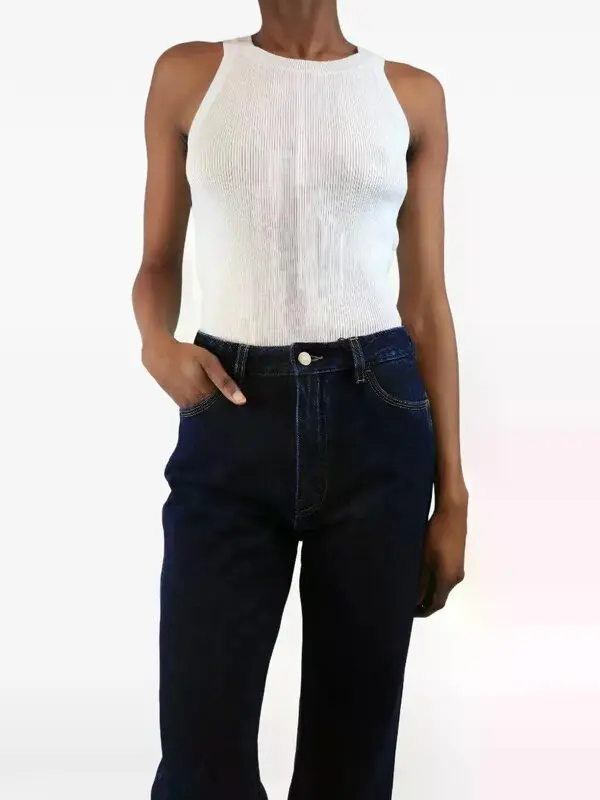 ISSUE TWELVE Zoe Ribbed Vest Top