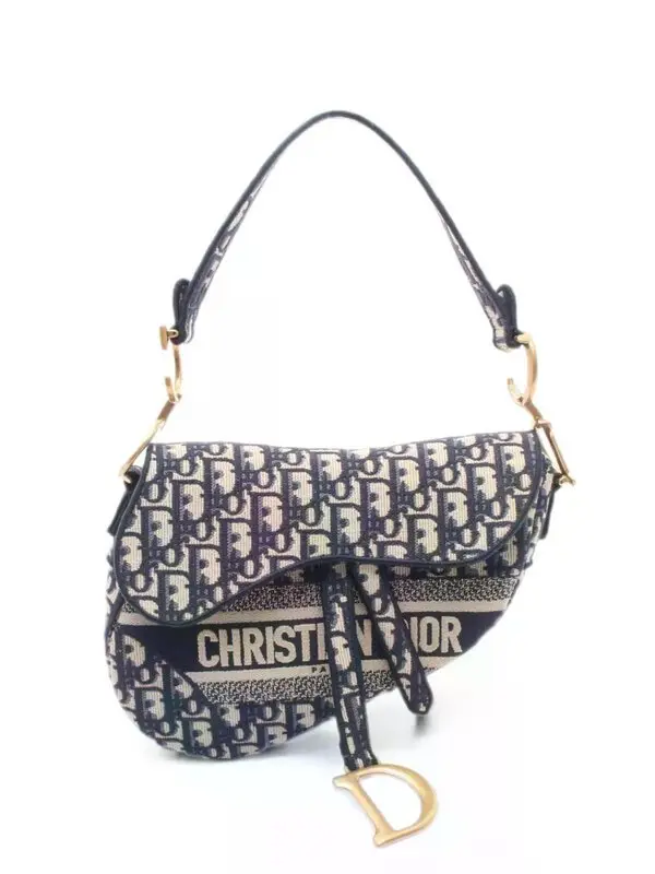 Dior Saddle Oblique Shoulder Bag - Blue