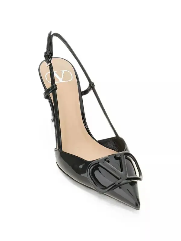 Valentino Garavani Vlogo Signature Leather Pumps