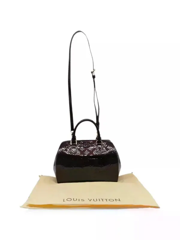 LOUIS VUITTON Monogram Vernis Montana Handbag - Purple