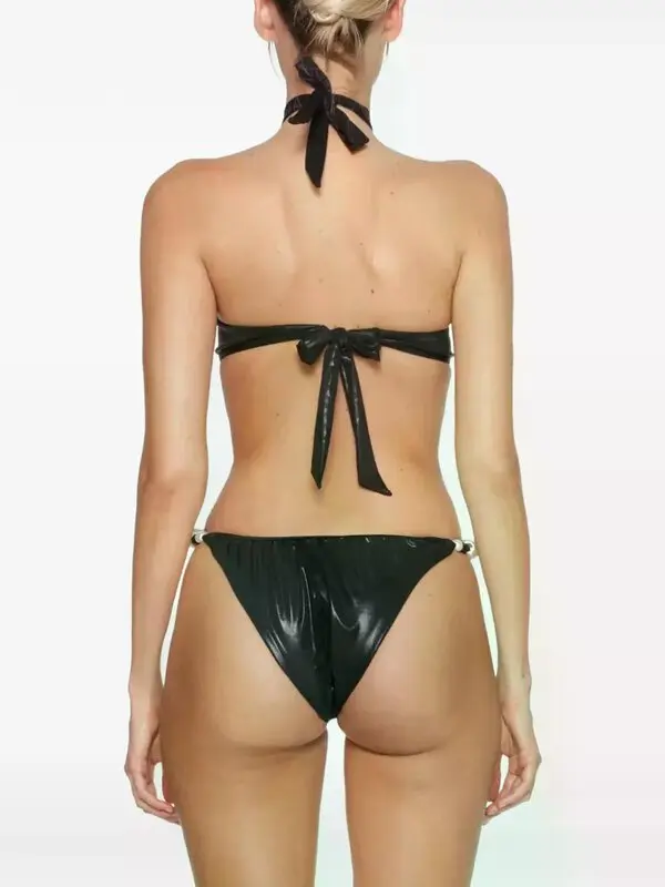 GOD SAVE QUEENS Coralia Embellished Bikini Bottom
