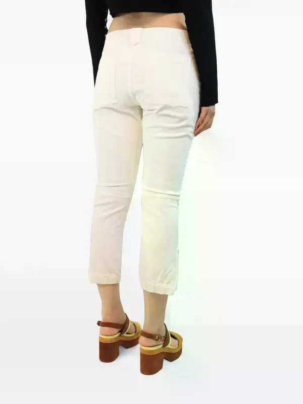 FRAME Panelled Cropped Trousers