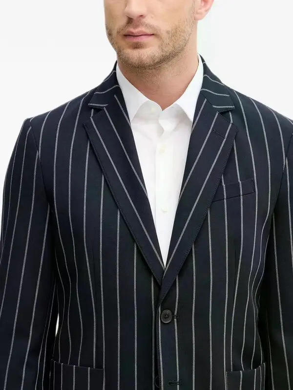 BENETTON Pinstripe-pattern Single-breasted Suit