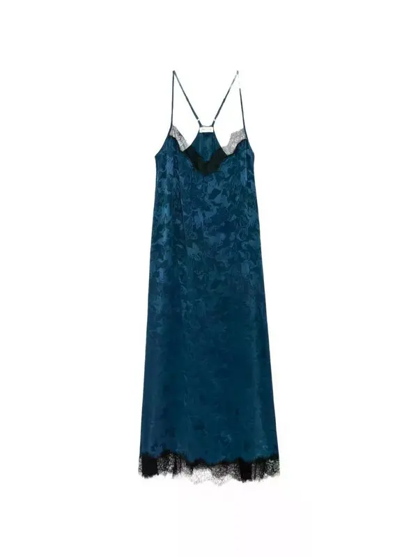 Zadig&Voltaire Respa Jac Horses Dress - Blue