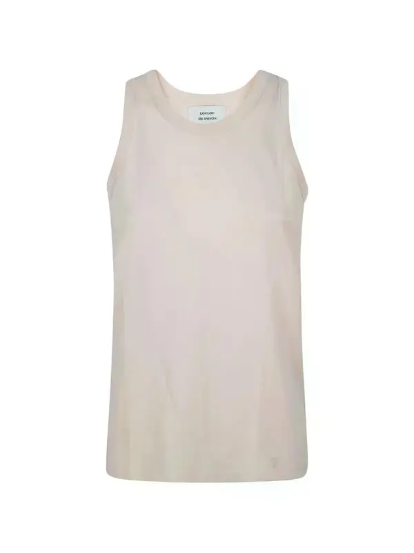 LOULOU Ribbed-trim Tank Top