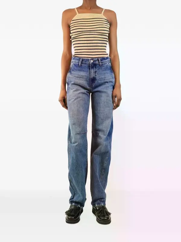 Ag High-rise Barrel-leg Jeans