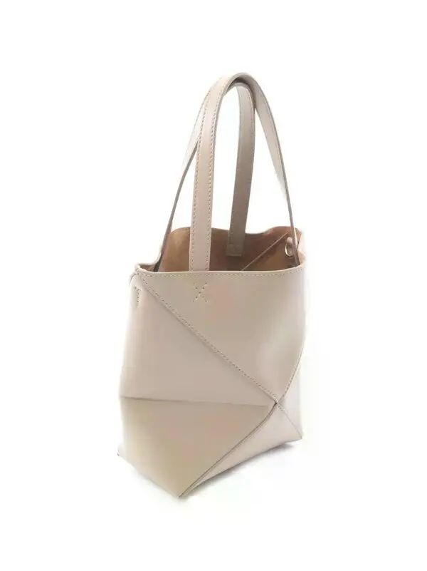 Loewe Mini Puzzle Fold Tote Bag - Neutrals