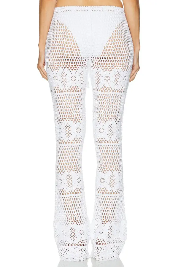SKIMS Crochet Swim Skinny Flare Pant