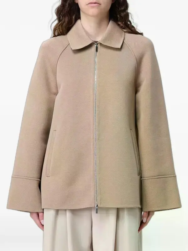 Max Mara Wide-sleeve Zip-up Jacket