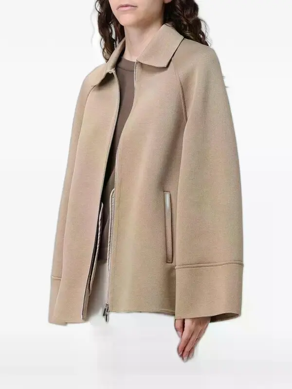 Max Mara Wide-sleeve Zip-up Jacket