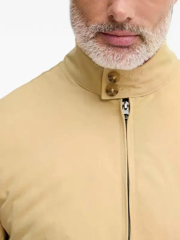 BENETTON High-neck Button-flap Jacket