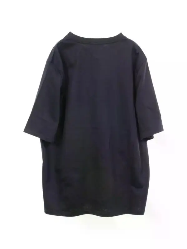 Hermès 2010s Leather-patch T-shirt