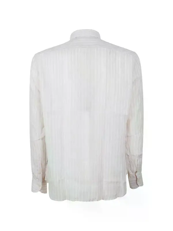 TINTORIA MATTEI 954 Striped Long-sleeve Shirt