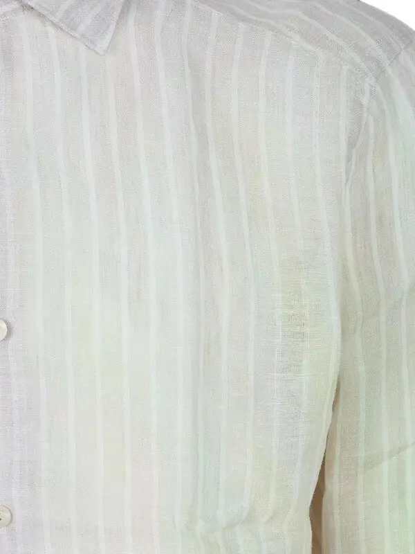TINTORIA MATTEI 954 Striped Long-sleeve Shirt