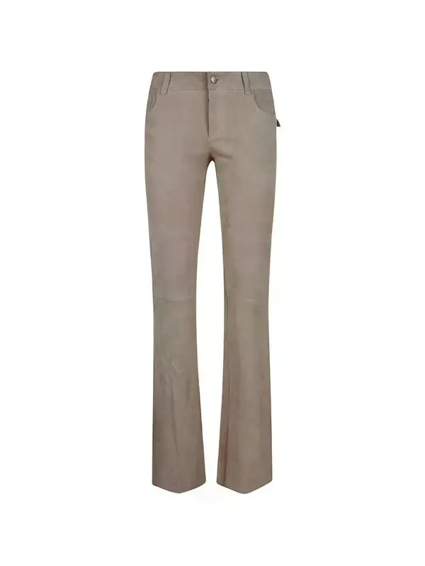 Stouls Suede Flared Trousers